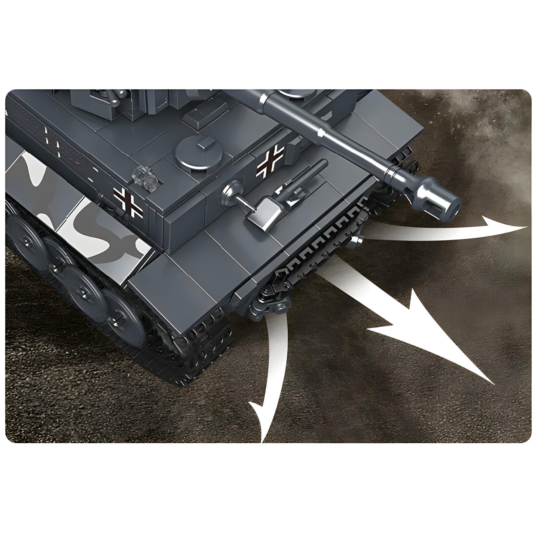 Remote Controlled Tiger Tank | 802pcs