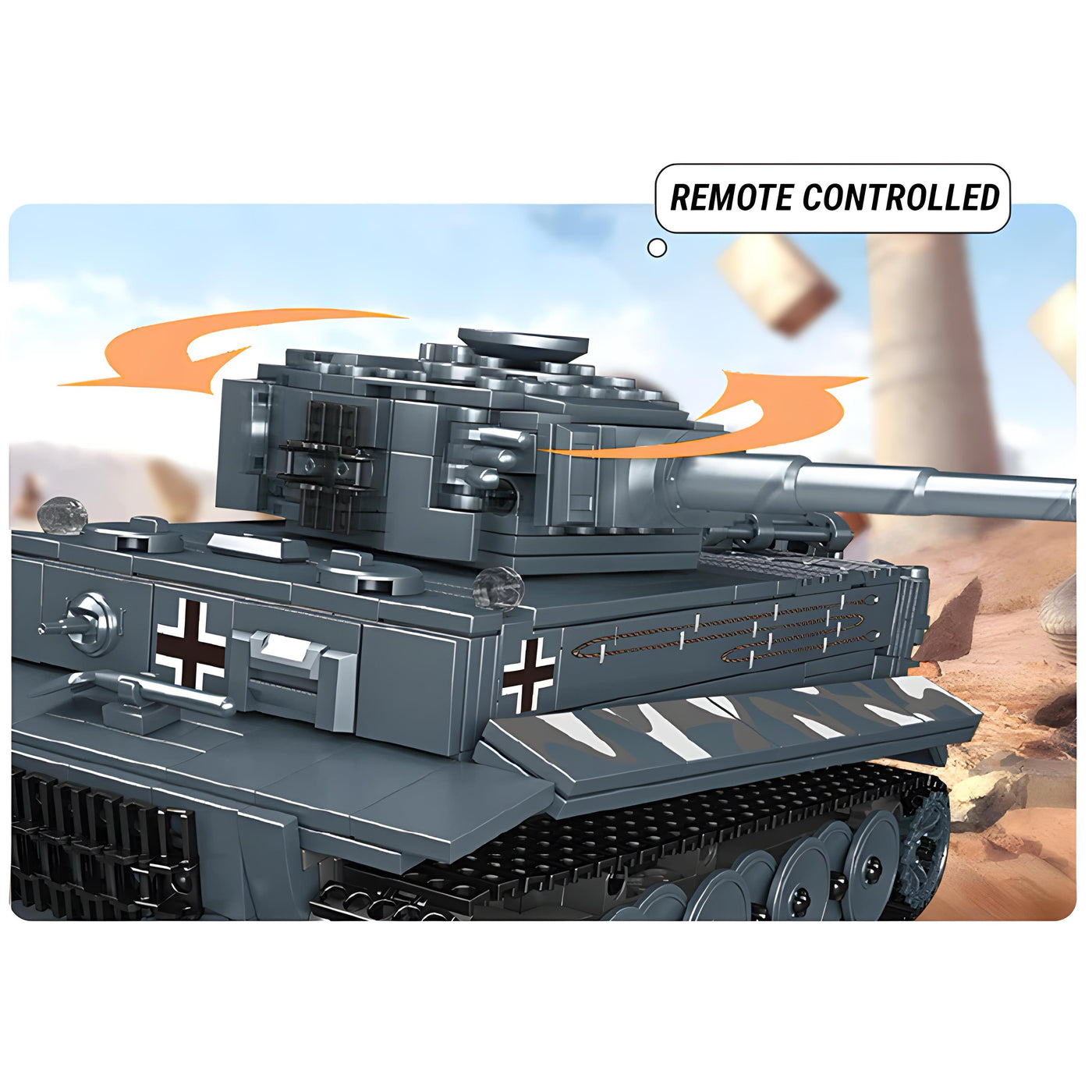 Remote Controlled Tiger Tank | 802pcs