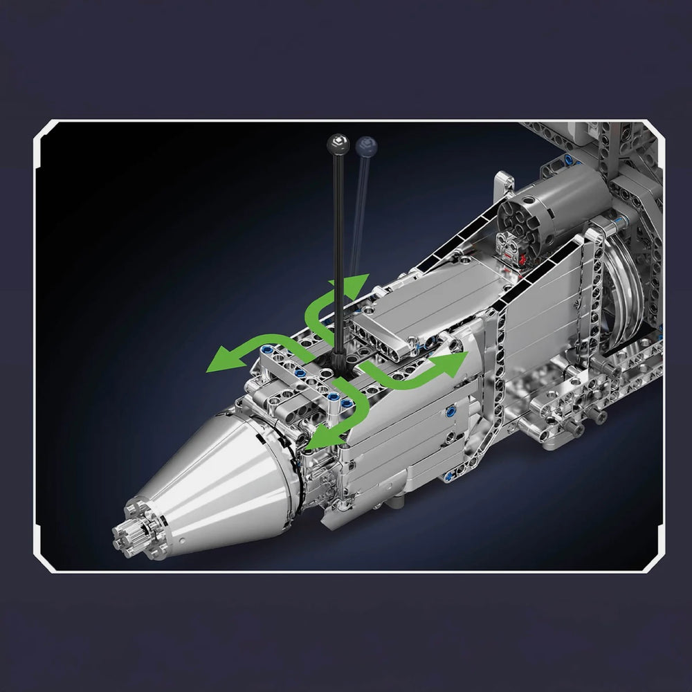 The Ultimate Chrome 5.5L V8 Engine & Gearbox | 2898pcs