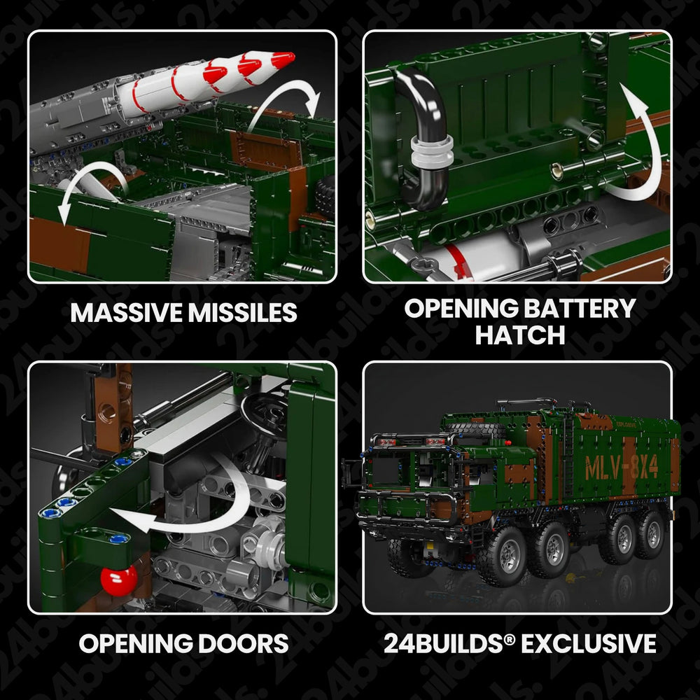 Remote Controlled Missile Launcher Truck | 3594pcs