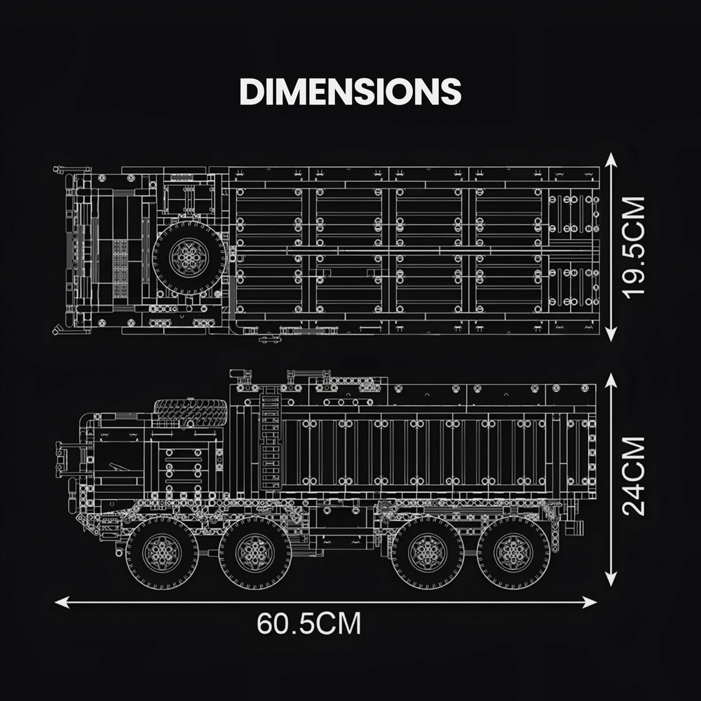 Remote Controlled Missile Launcher Truck | 3594pcs