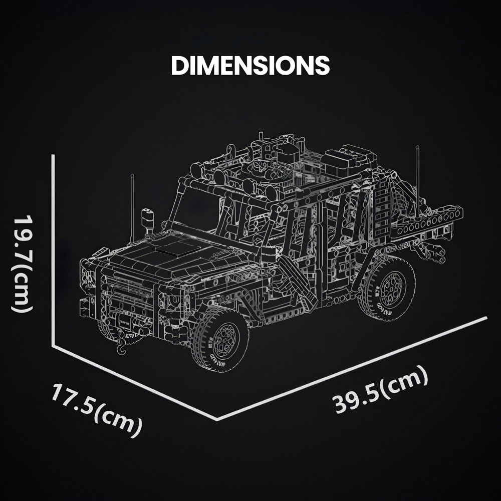 Remote Controlled Tactical Off Roader | 1578pcs