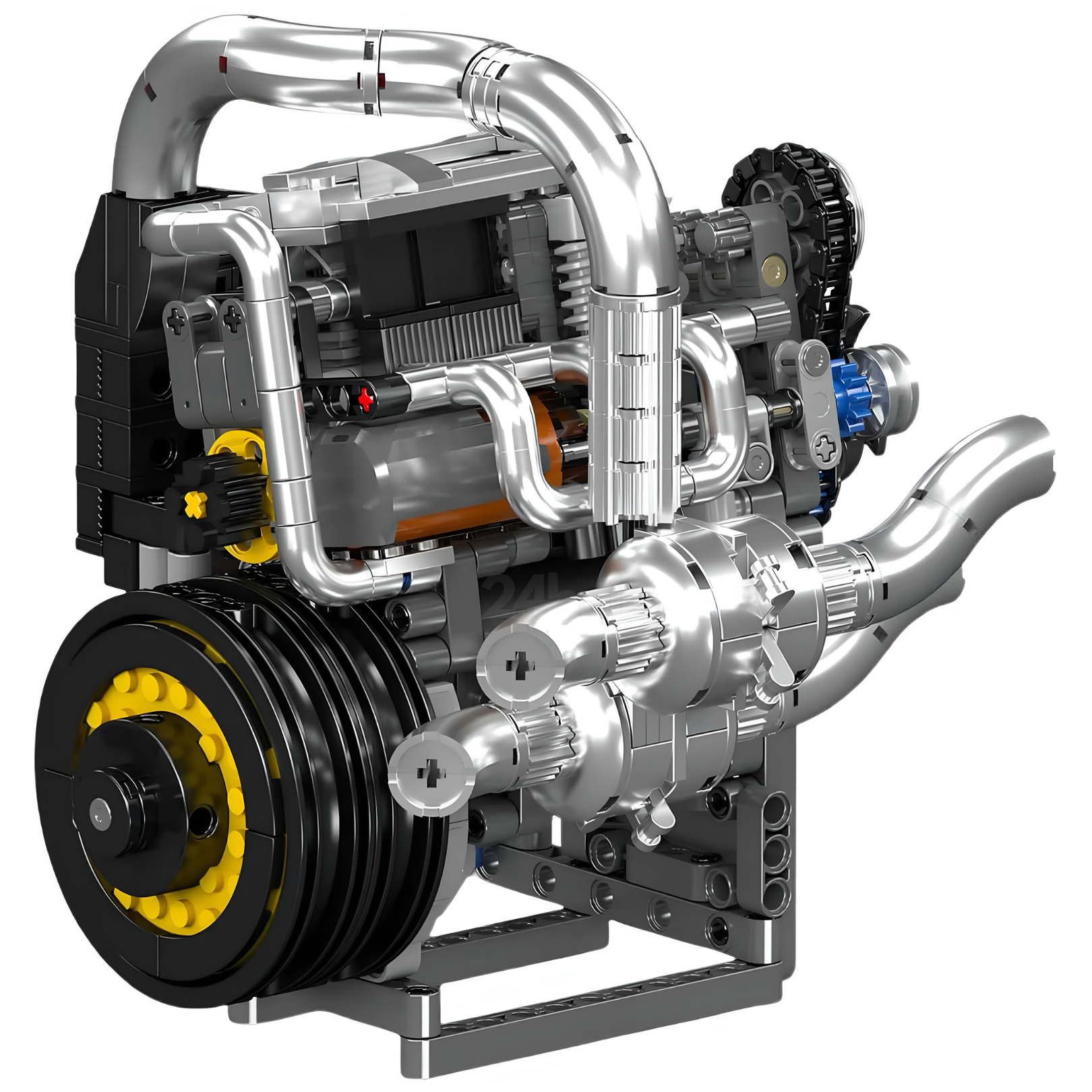 Motorised Swedish Hypercar Engine | 738pcs