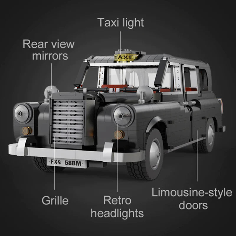 REMOTE CONTROLLED LONDON TAXI | 1870PCS – 24builds